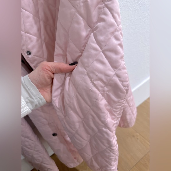 Burberry | Jackets & Coats | Burberry Pink Quilted Jacket | Poshmark